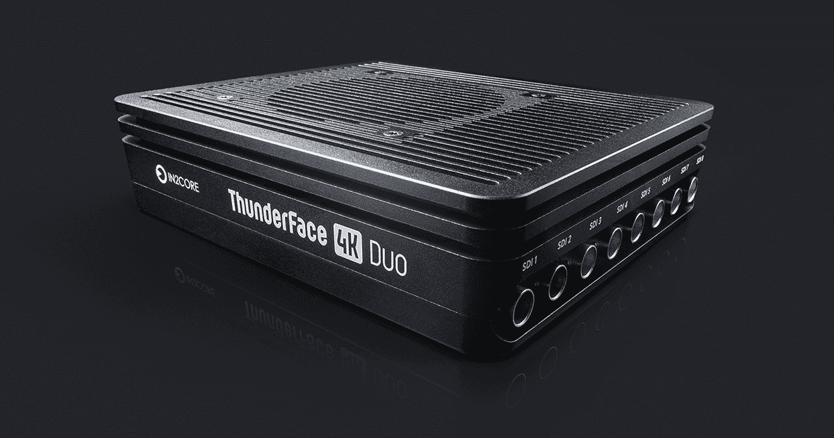 ThunderFace 4K Duo • The ultimate QTAKE output device